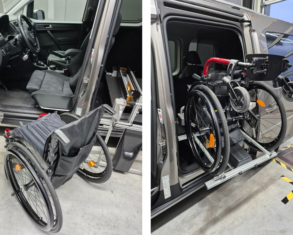 Volkswagen Caddy (2025) - Selbstfahrer Umbau mit Rollstuhl-Einzug und ...